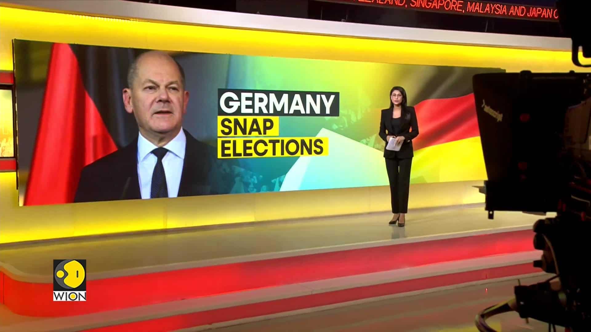 German Chancellor Olaf Scholz Addresses Parliament After Coalition ...