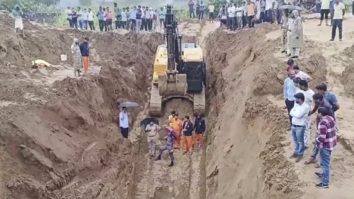 India: Five-year-old gets rescued from 150-feet-deep borewell after 55 ...