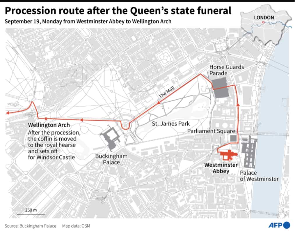 Queen Elizabeth II's funeral as it happened: Queen's coffin lowered ...