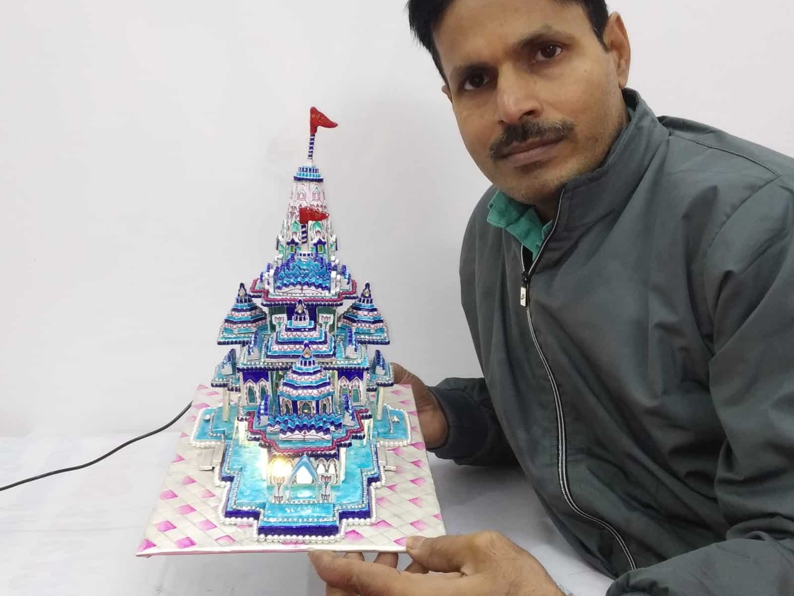 Ram Mandir: National award-winning artisan crafts diamond-studded ...