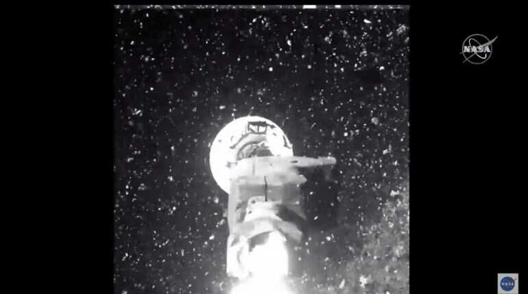NASA releases new images to show historic landing, sample collection on ...