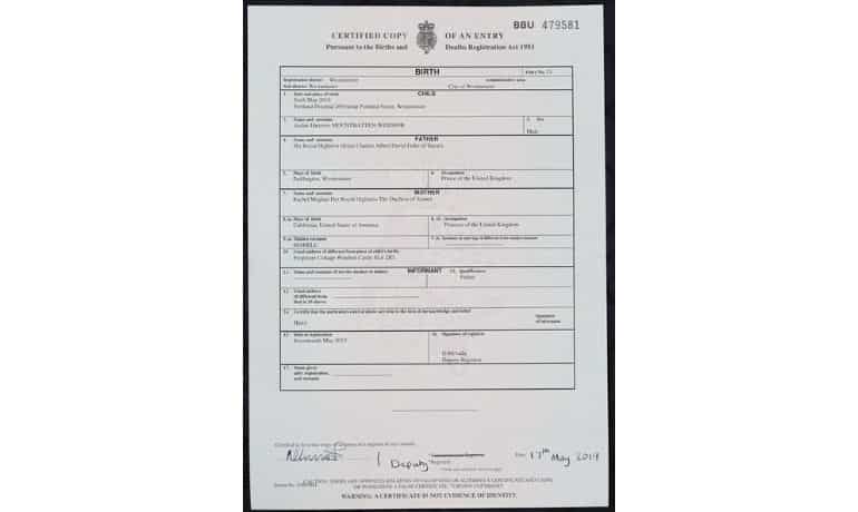 Meghan Markle's real name & official job title revealed on Archie’s ...