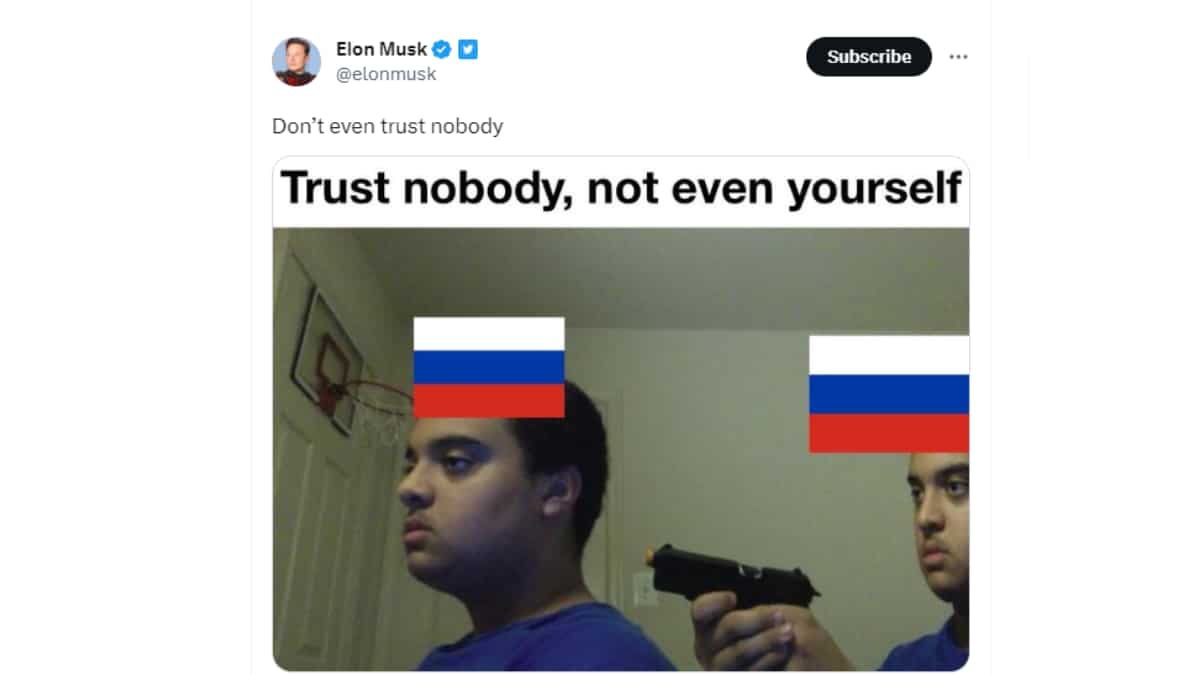 Wagner's race to Moscow chased by Elon Musk and others with edgy memes ...