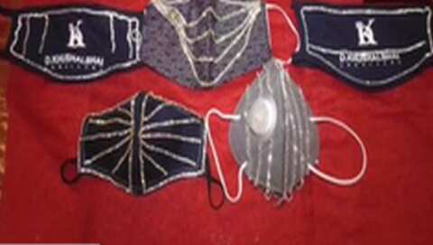 Jewellery shop in Gujarat sells diamond-studded face masks worth lakhs ...