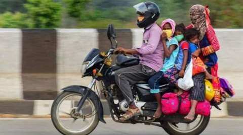 India makes helmets and safety harnesses a must for kids riding pillion ...