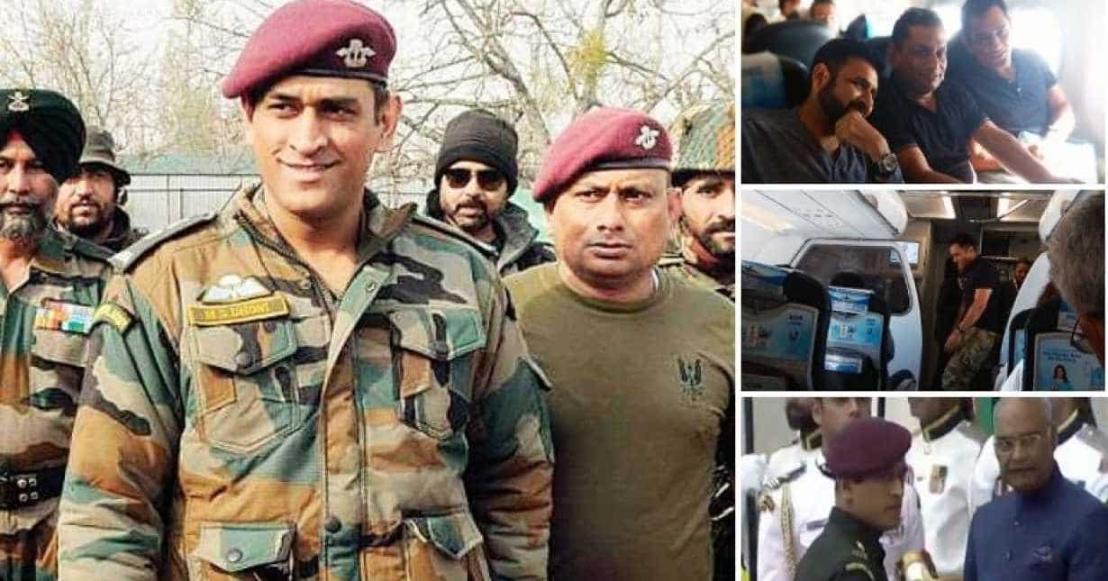MS Dhoni sets out to discharge his duties as lieutenant colonel in ...
