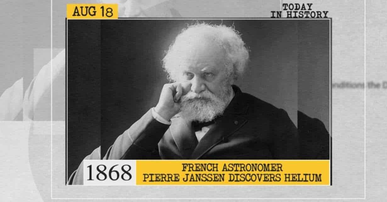 Aug 18 in history: French astronomer Pierre Janssen discovers helium ...
