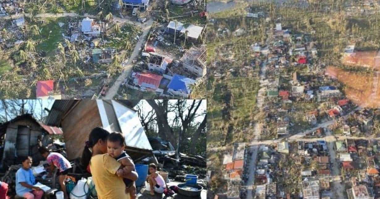 Aerial photos show destruction due to Typhoon Rai in Philippines ...
