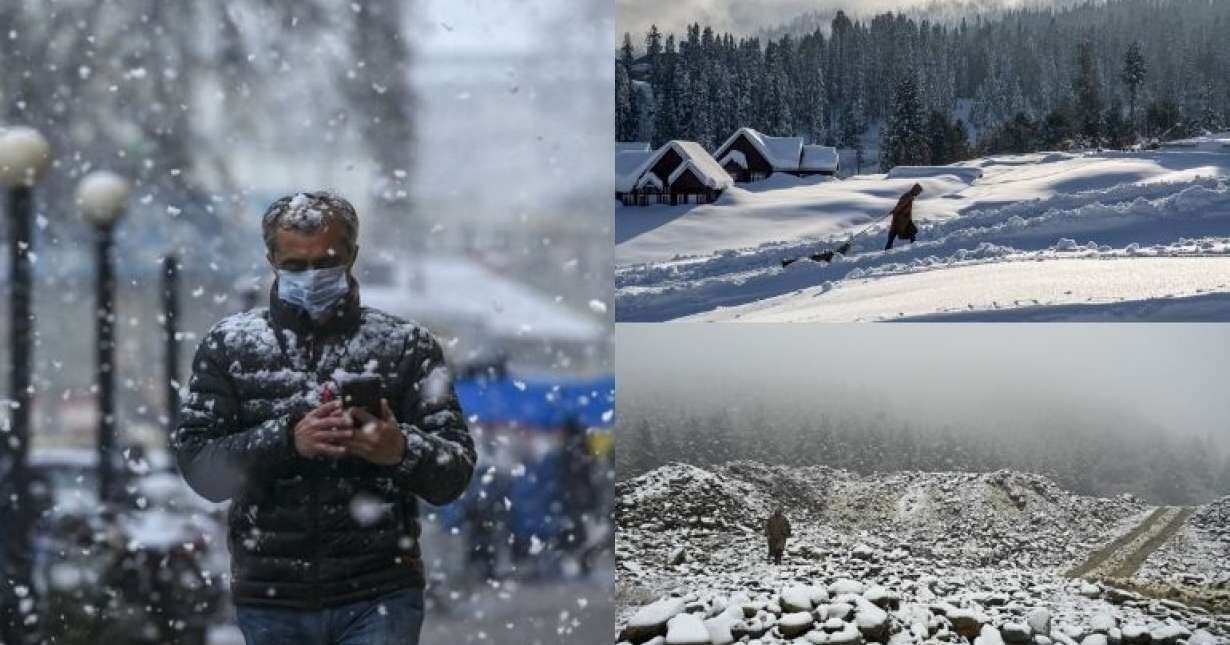 Fresh spell of snowfall in Kashmir as cold wave intensifies - India News