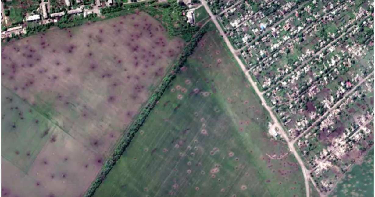 Satellite images of Ukraine conflict show devastation of the battle ...