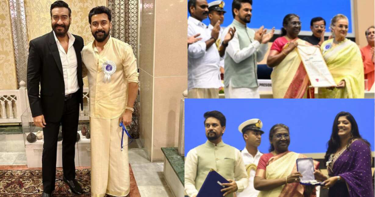 In pics: Major takeaways from 68th National Film Awards 2022 ceremony ...