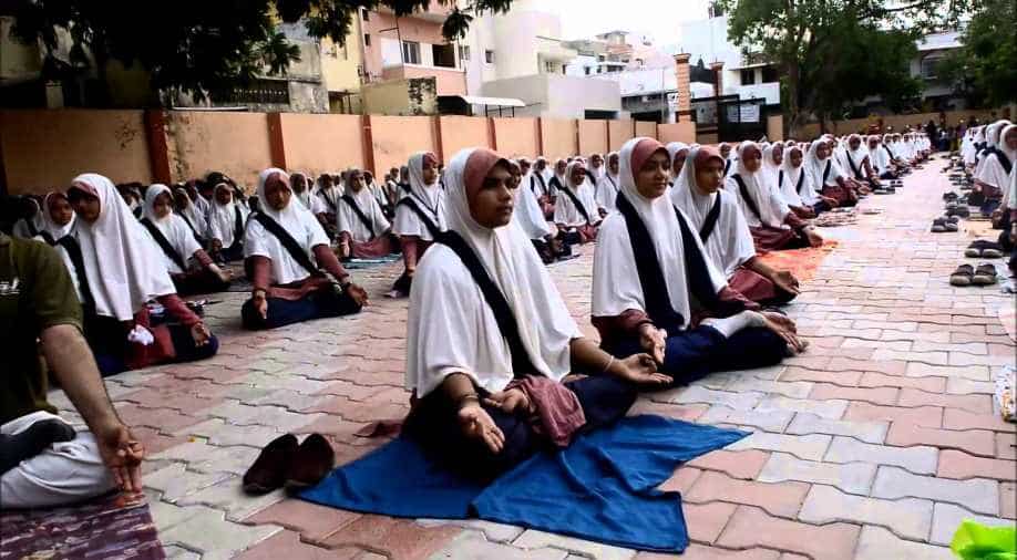 Secular Muslims celebrate International Yoga Day - South Asia News