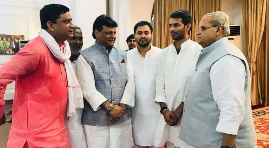 RJD, alliance parties meet Bihar governor, submit letter proving ...