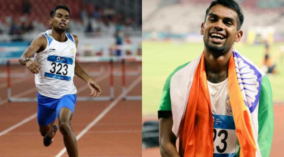Asian Games: India's Dharun Ayyasamy wins silver in men's 400m hurdles ...