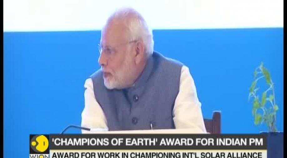 Champions of Earth award for Narendra Modi - South Asia News