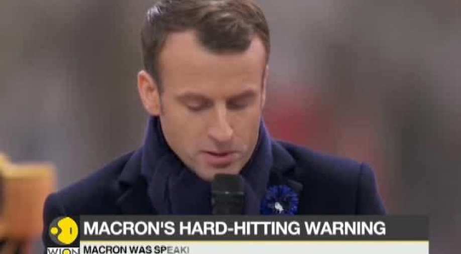 French president Marcon warns against dangers of nationalism - World News