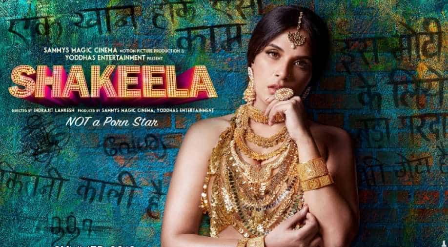 'Shakeela' poster: Richa Chadha shimmers in gold in the first look of ...