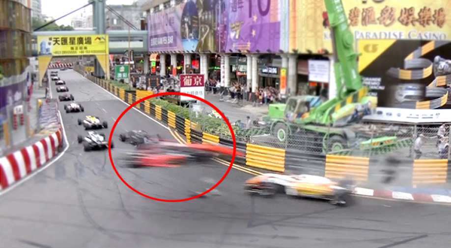 Footage shows moment of German F3 driver's spectacular crash - Sports News