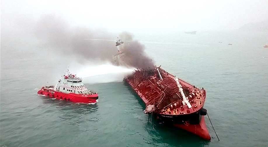One dead in oil tanker blaze off Hong Kong - World News