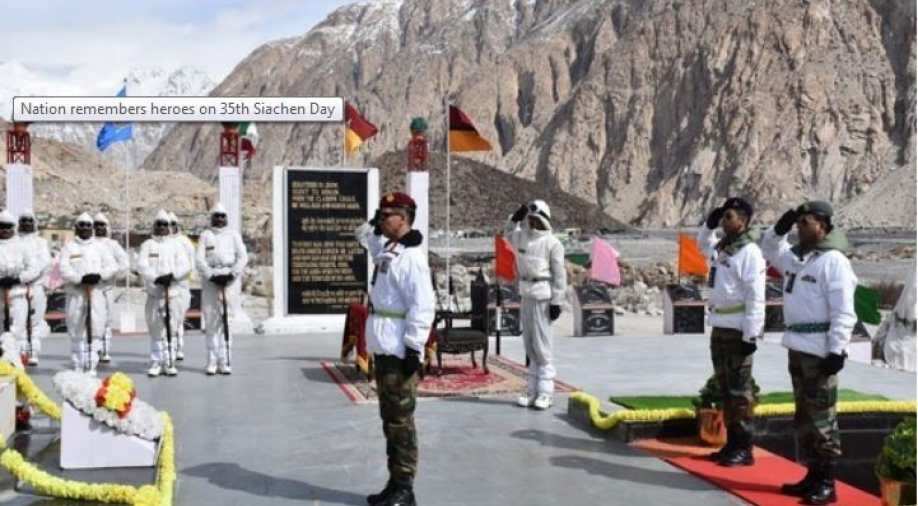 35th Siachen Day: Nation remembers heroes, operation 'Meghdoot' - India ...