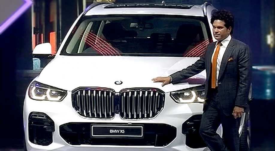 Sachin Tendulkar launches BMW new X5 SUV in India - India News