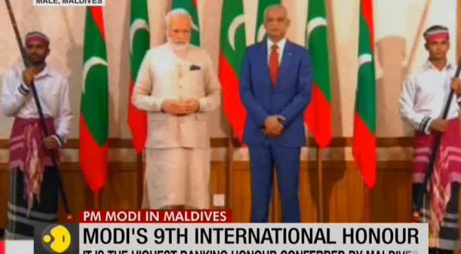 Maldives Honours PM Modi - World News