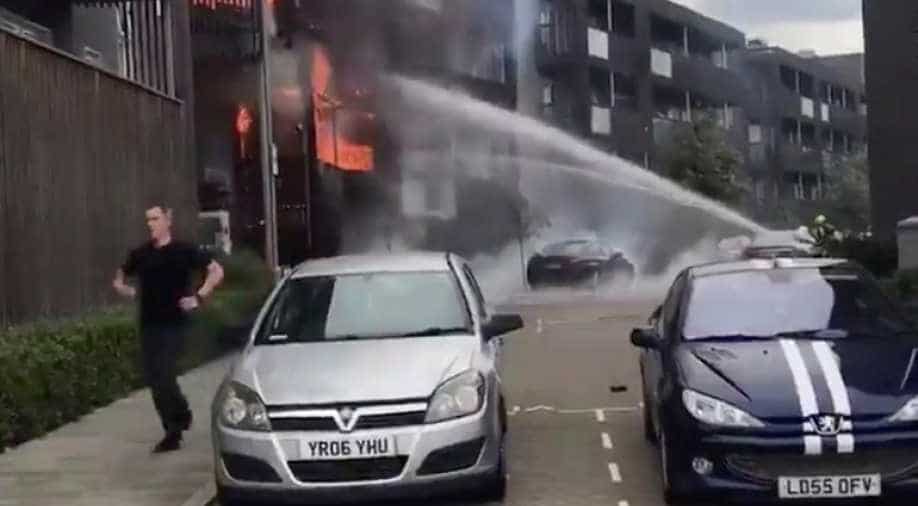 Major fire breaks out in east London flats - World News