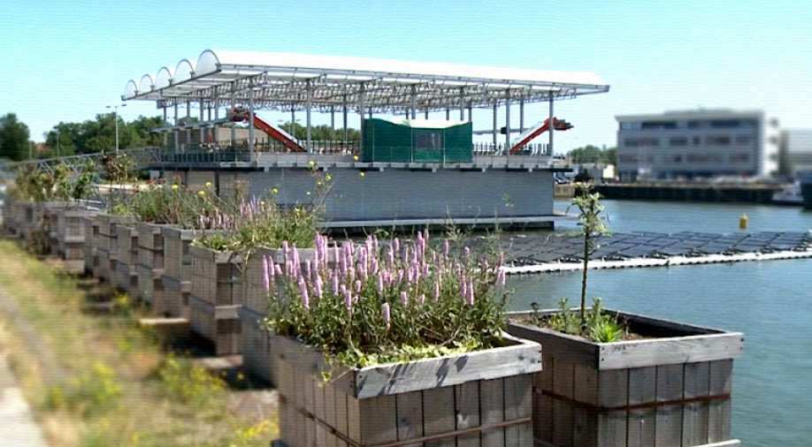 World's first floating farm makes a splash in Rotterdam harbor, World ...