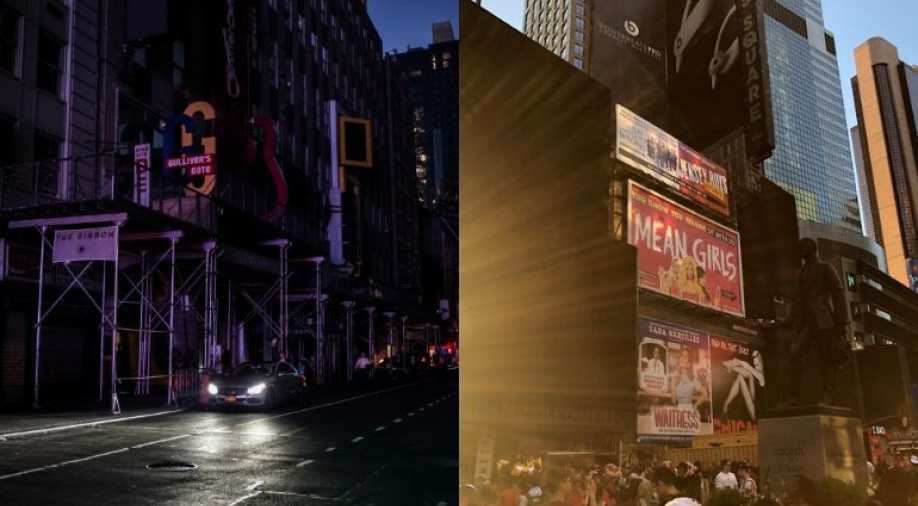 Broadway casts, choir perform in the street during a blackout in ...