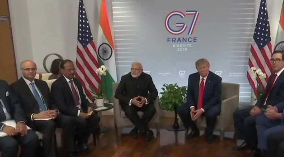 PM Modi meets President Trump at G7 summit, World News | wionews.com