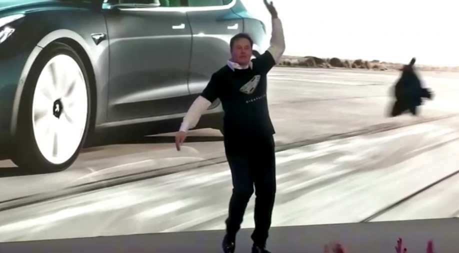 Watch: Elon Musk's NSFW dance moves at launch of Tesla's Model Y ...