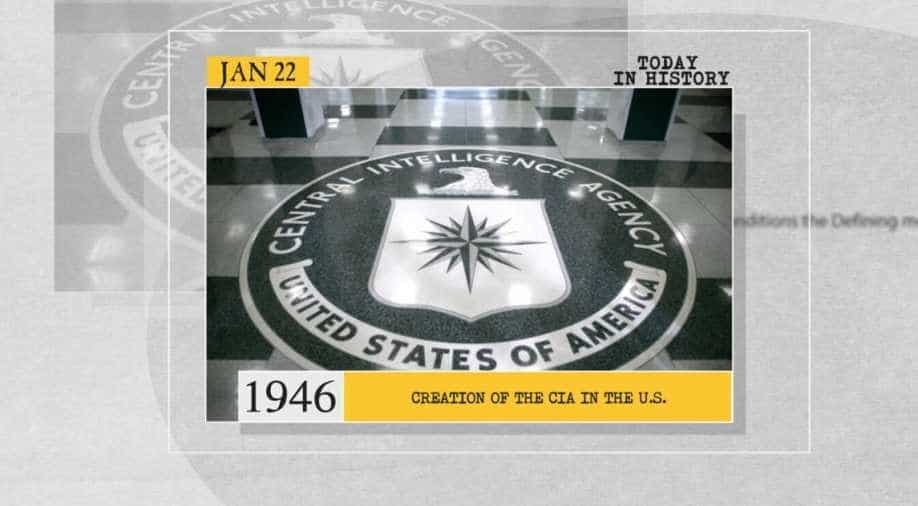 January 22 in history: First live radio commentary, creation of the CIA ...