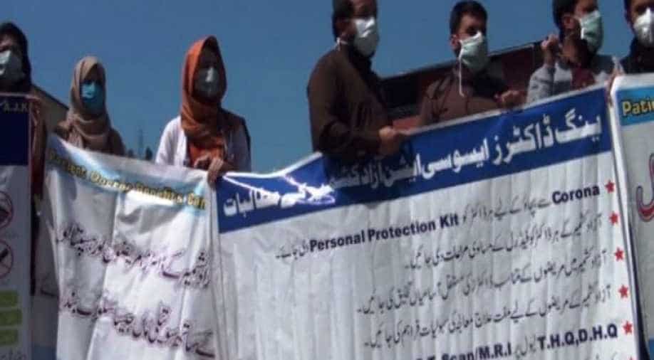 Doctors in PoK protest over no safety kits to deal with COVID-19 ...