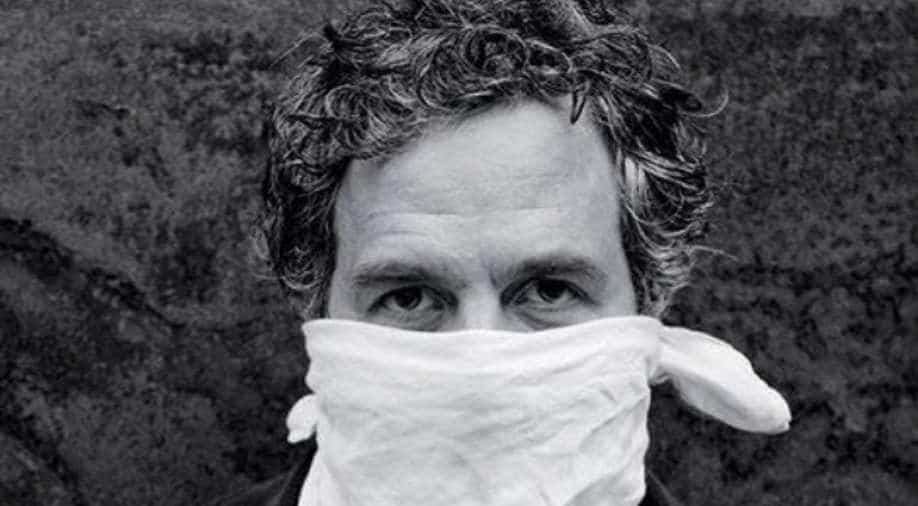 Mark Ruffalo urges fans to wear masks, posts photo of himself with a ...