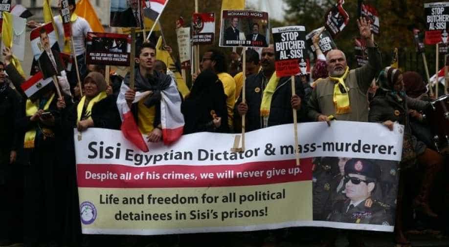 Protests against President Abdel Fattah al-Sisi's rule break out across ...