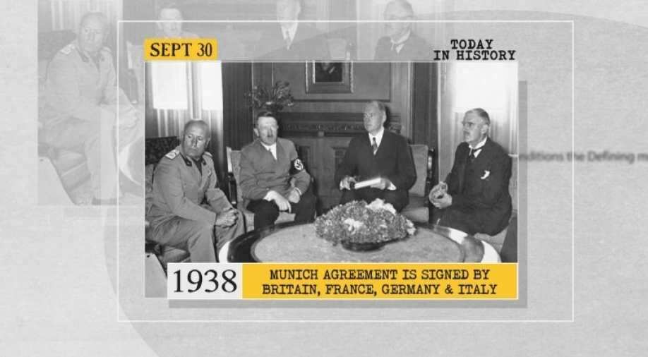 September 30 in history: Signing of the Munich agreement, premiere of ...