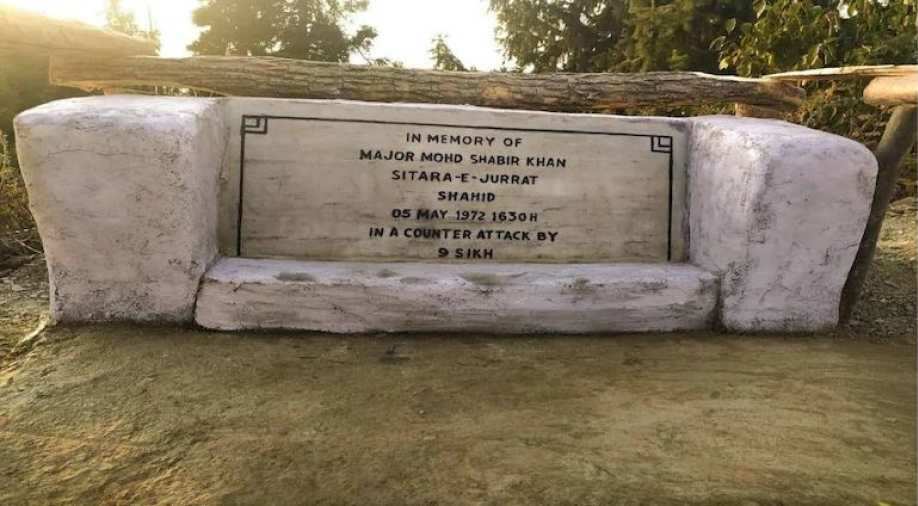 Indian Army restores Pakistan's Lt. Major Mohd Shabir Khan's grave ...