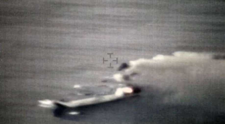 How Indian Navy's INS Kora destroys target in Bay of Bengal with anti ...
