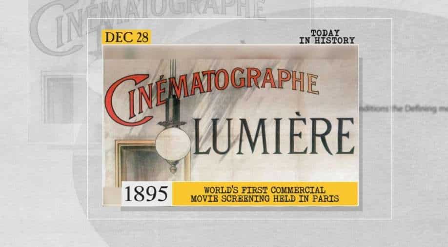 Today in history: World's first commercial movie screening, and more ...