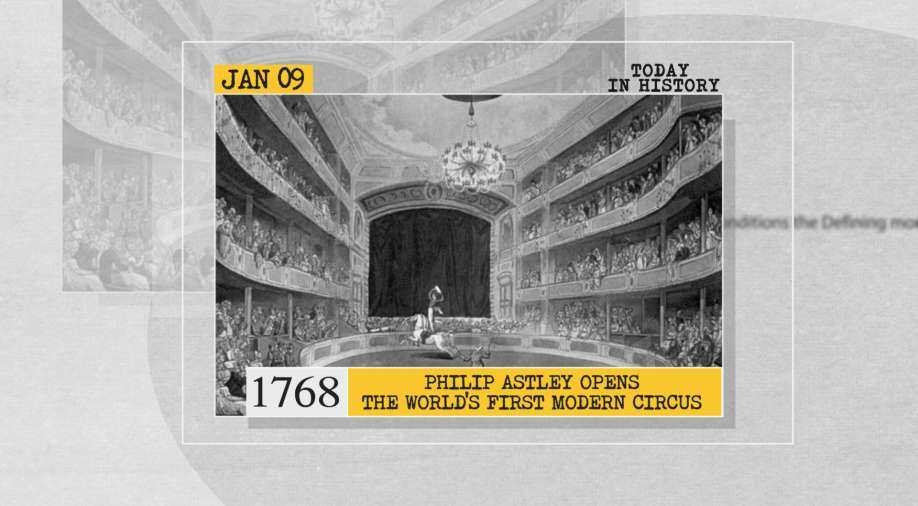 January 09 in history: Opening of first modern circus, firing of first ...