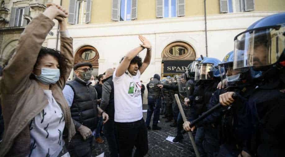 Italy's business owners hold protests against Covid-19 restrictions ...