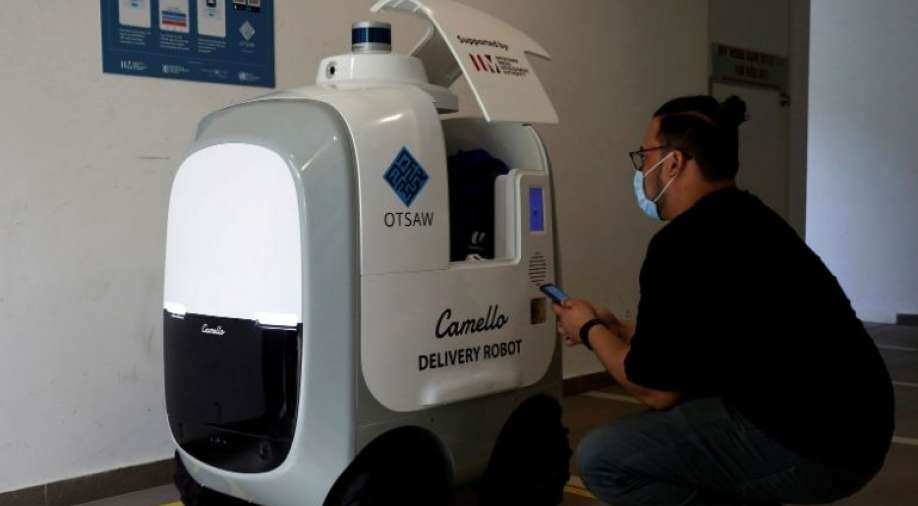 New normal? Robots being used for home deliveries due to surge in COVID ...