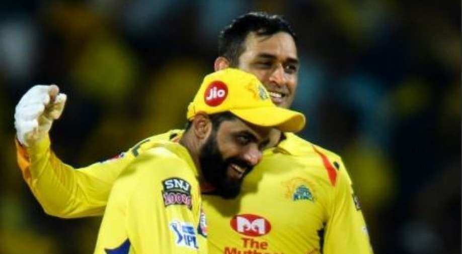 IPL 2021: MS Dhoni imitates Ravindra Jadeja's sword celebration, CSK ...