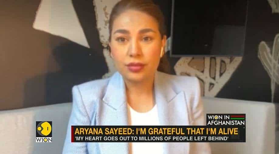 Watch | WION exclusive: Afghan pop star Aryana Sayeed: I'm grateful to ...