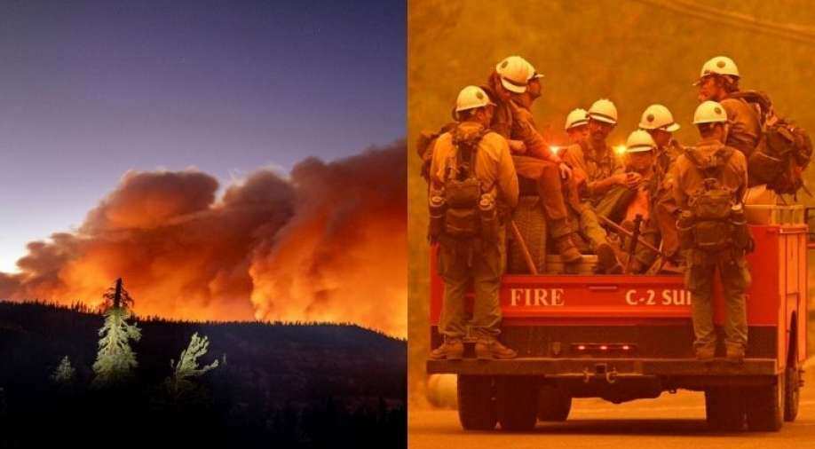 Raging California wildfire forces mass evacuation from Lake Tahoe ...