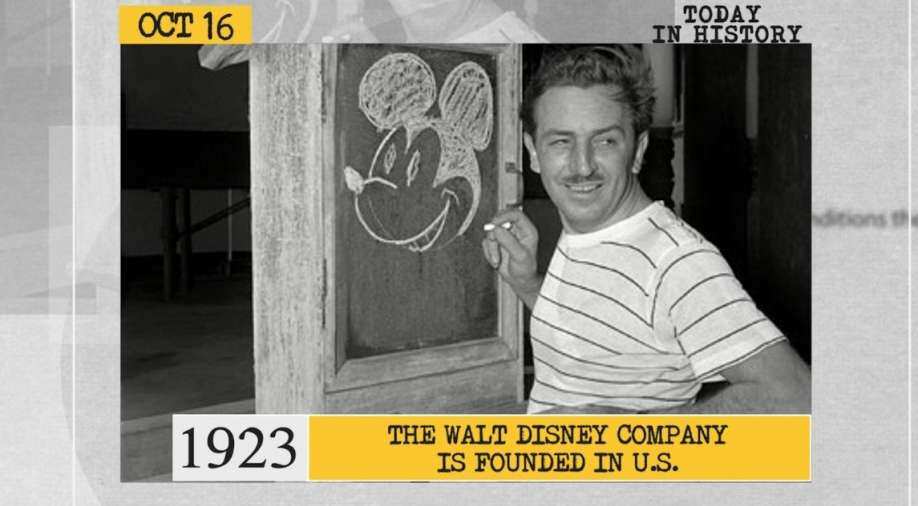 Oct 16 in history: The Walt Disney Company is founded in US and more ...