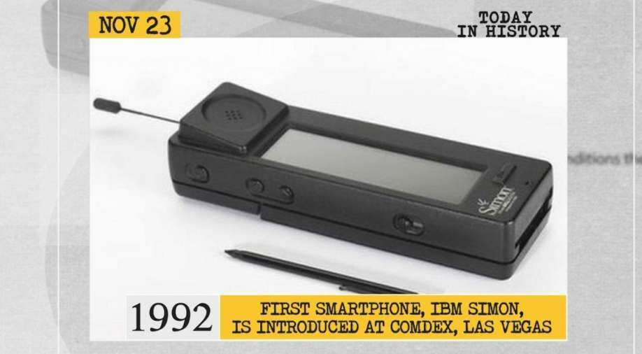 Nov 23 in history: First smartphone, IBM Simon, is introduced at COMDEX ...