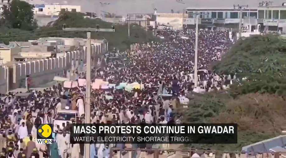 Mass protests in Pakistan's port city Gwadar continue for the 26th day ...
