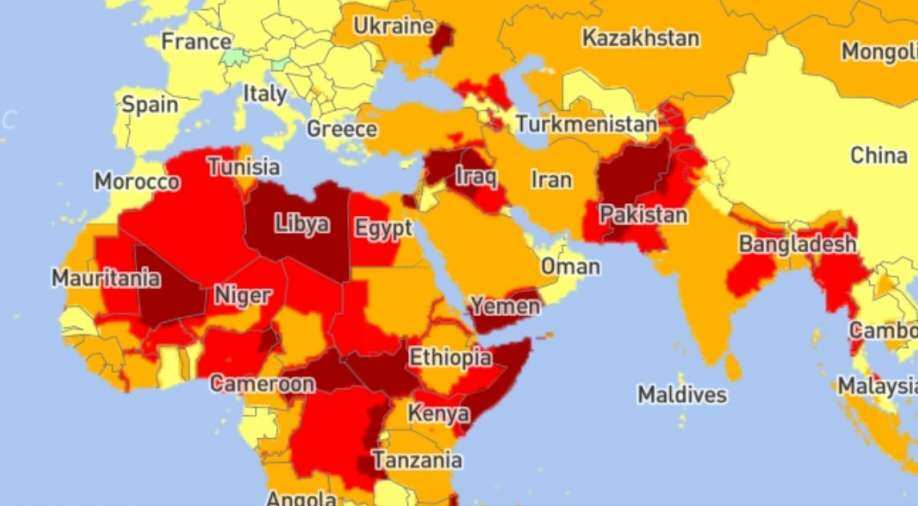 'Extreme security risk': Afghanistan and Syria among countries where ...