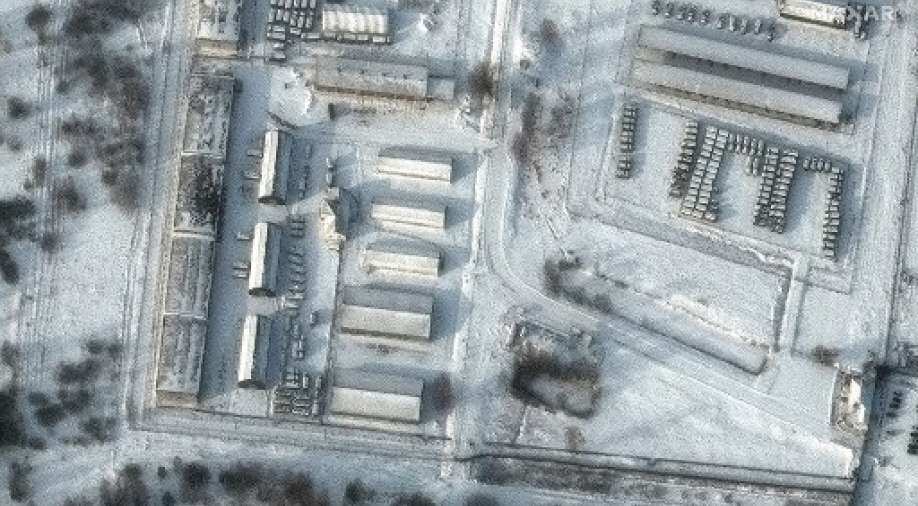 Satellite photos show Russian troops deployed near Ukraine border ...